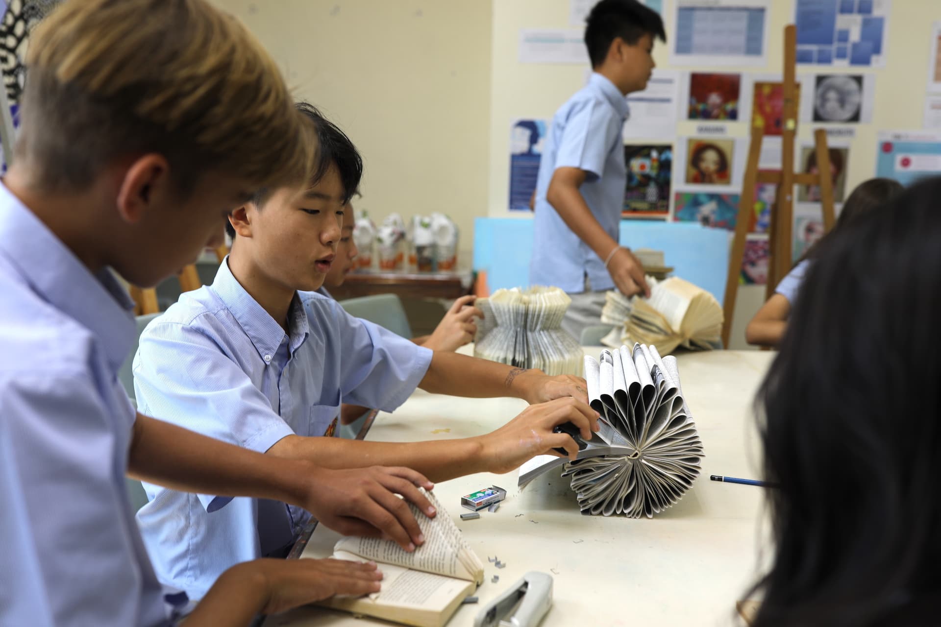 Eco artists recycle old books | British International School Phuket
