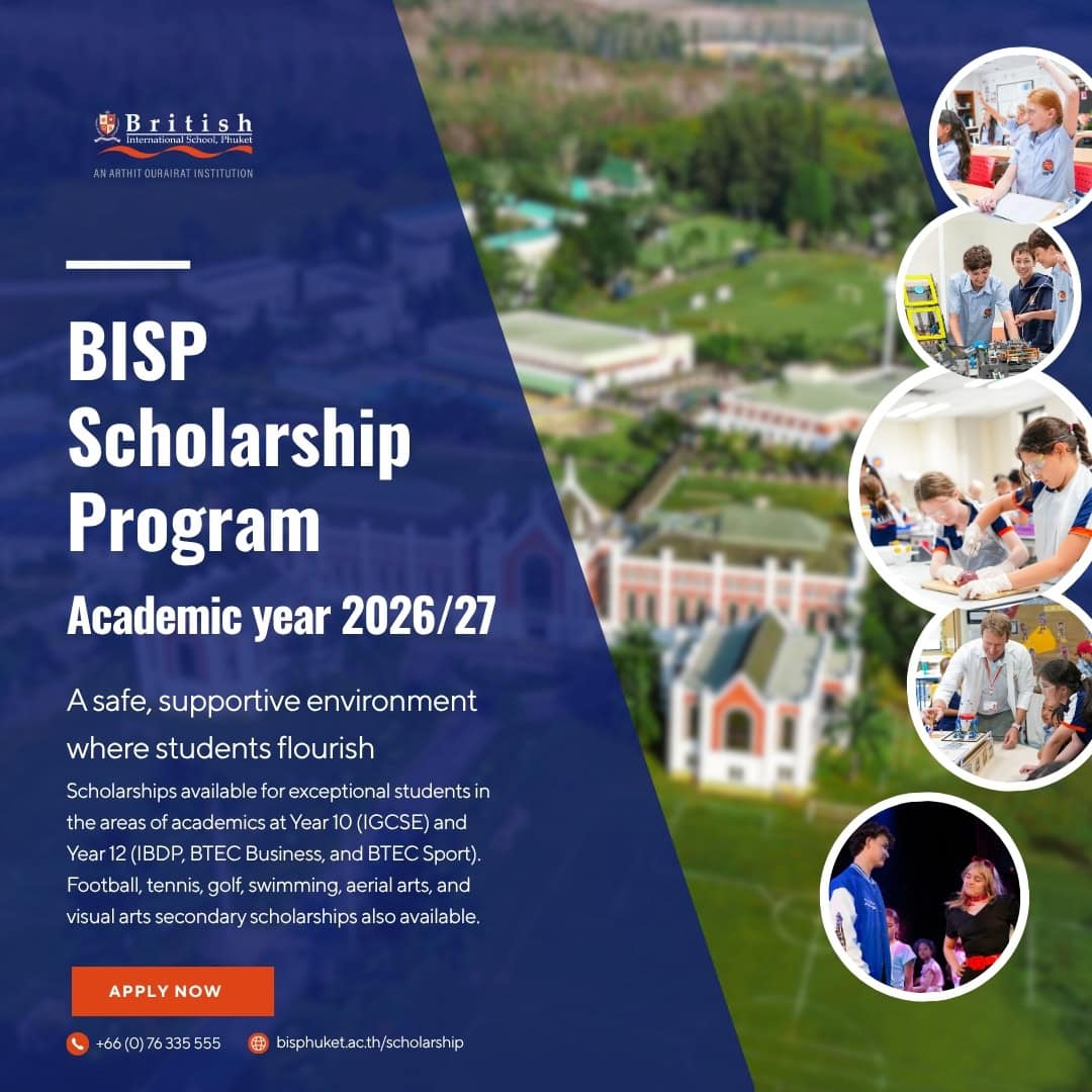 BISP Scholarship Programme 2026–27 | British International School Phuket