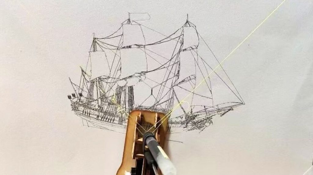 Wall-Drawing Robot: A Creative CAS Project in Action | British ...