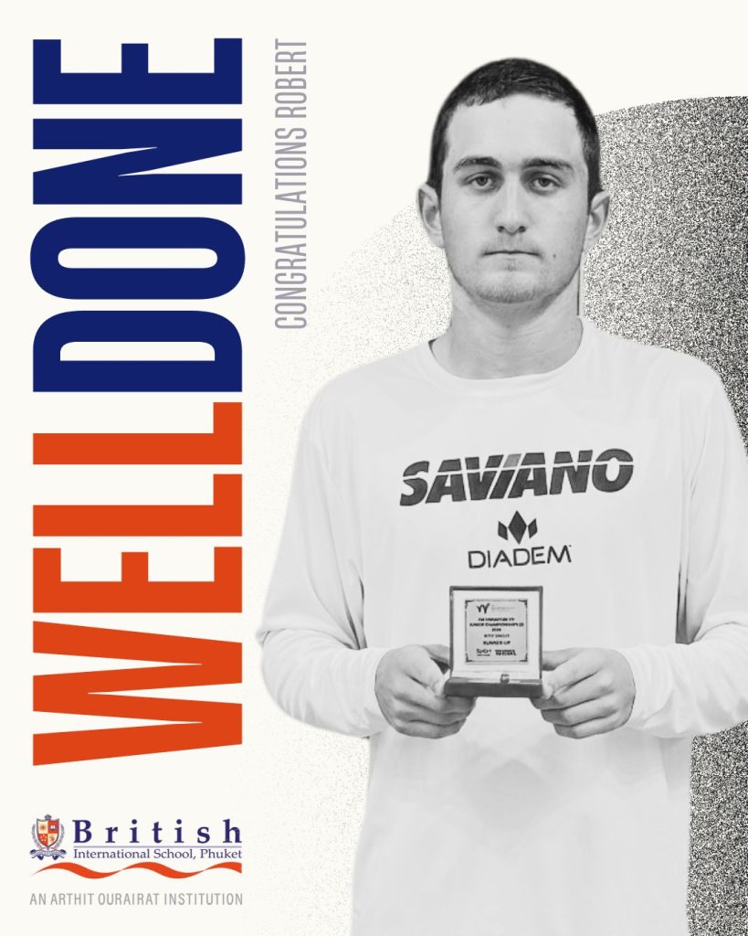 Well Done, Robert! | British International School Phuket