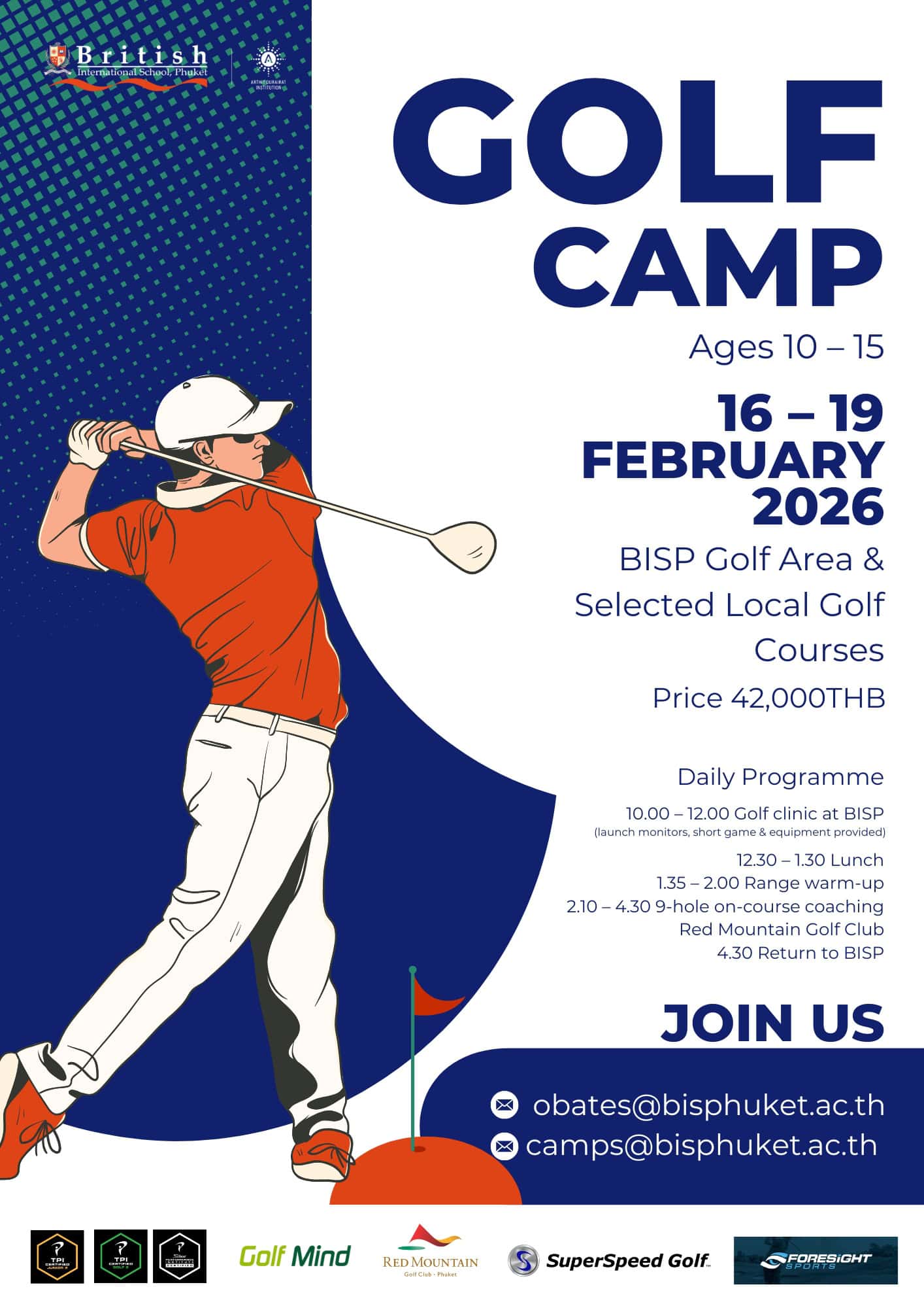 BISP Golf Camp – 16 to 19 February 2026 | British International School ...